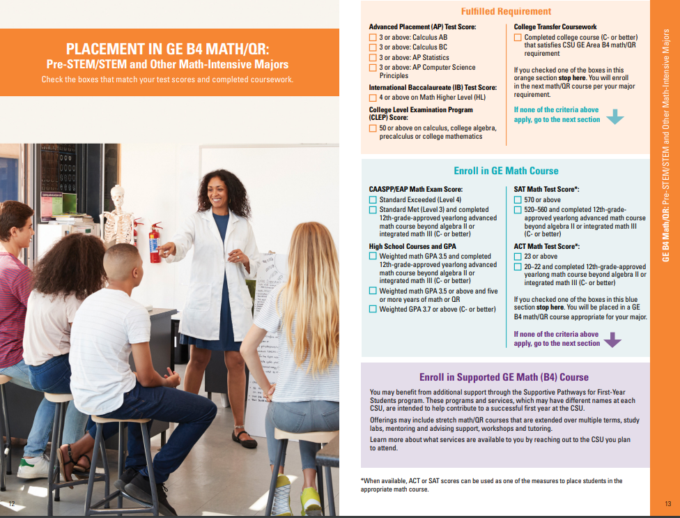 Academic Preparation and Placement | Early Assessment Program | CSUSB